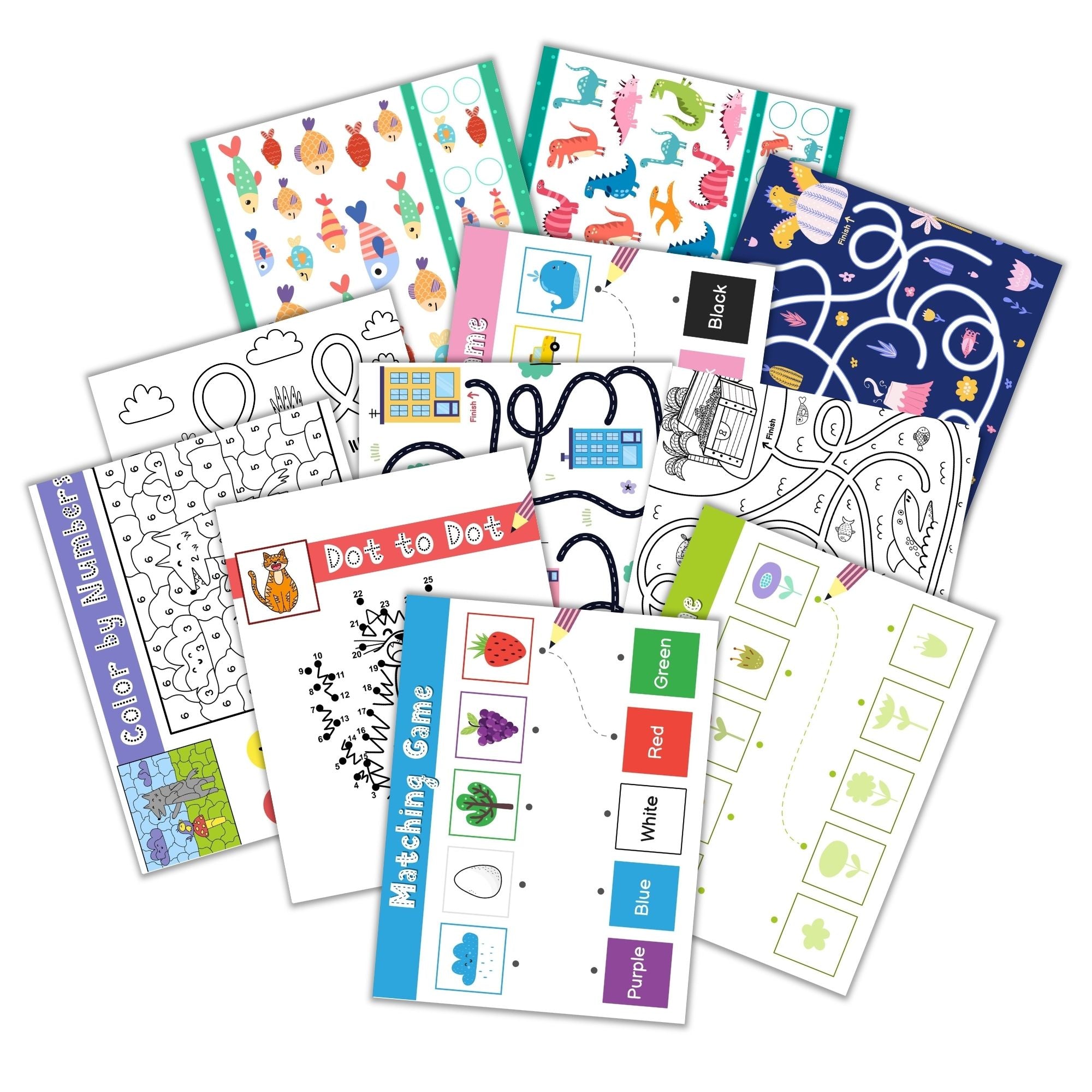Children's Mega Activity Bundle - 65 Activity Sheets | Sensory ...