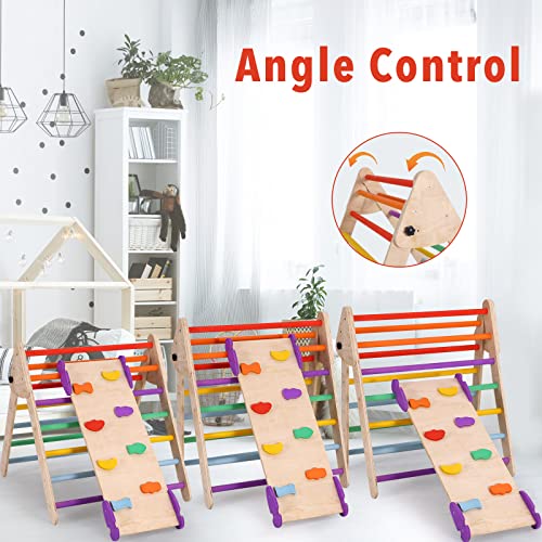 Pikler Triangle Indoor Climbing Frame for Toddlers | Sensory ...
