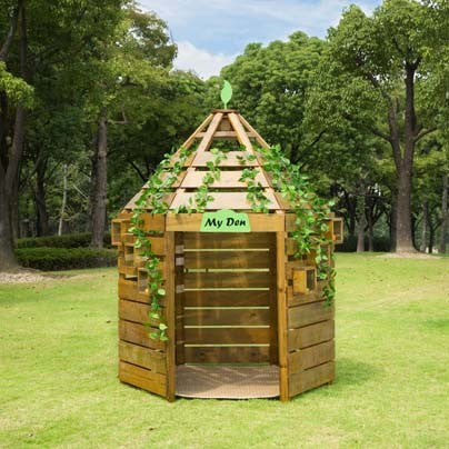 Large Wooden Outdoor Den | Sensory Surroundings Limited